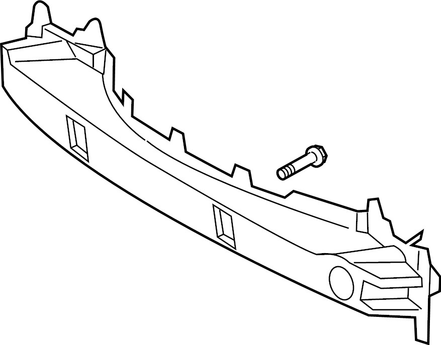 866303W040 Rail ASSY-REAR BUMPER. RAIL ASSY-RR BUMPER KIA HYUNDAI ...