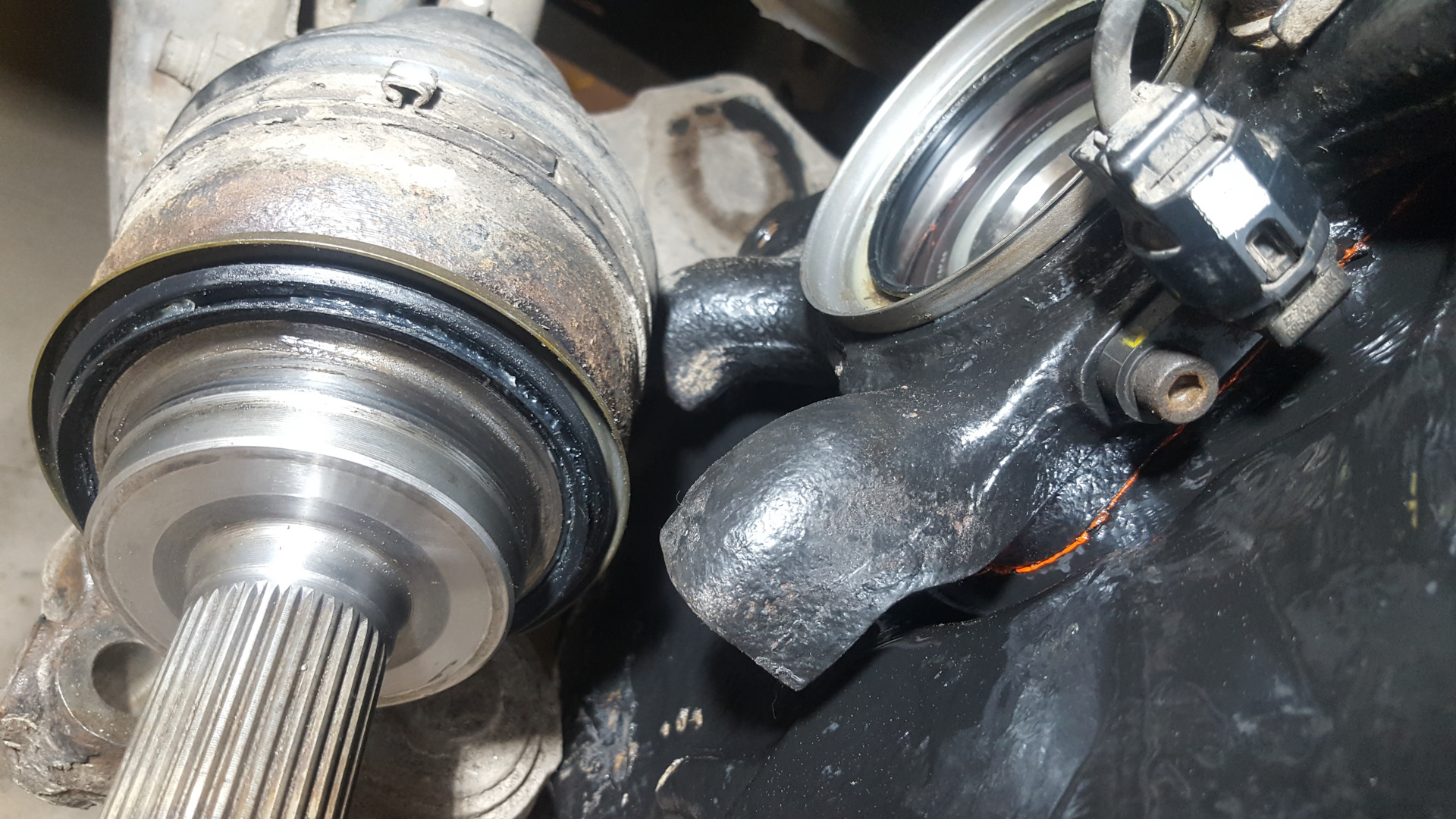 ИНСТРУКЦИЯ: Замена переднего ступичного подшипника — Toyota Land ...