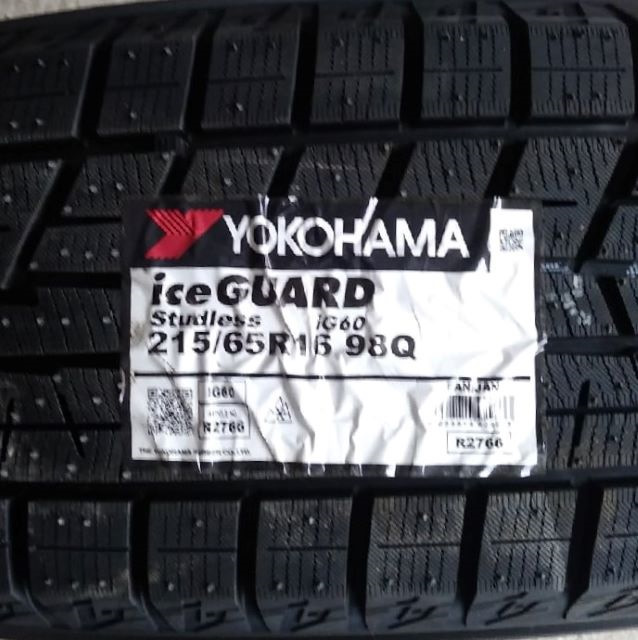 13 Yokohama Ice Guard IG60 215/65 R16 98Q — Mitsubishi ASX, 1,6 л, 2019 года | шины | DRIVE2