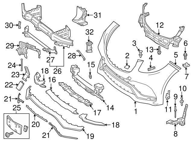 A29288537229999 Накладка бампера переднего Mercedes | Запчасти на DRIVE2