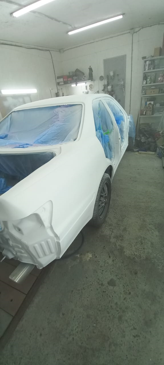 покраска Ч4. — Toyota Mark II (100), 2,5 л, 1996 года | стайлинг | DRIVE2