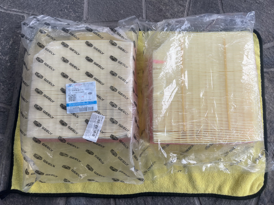 ️Запись № 1️⃣5️⃣9️⃣📕Сравниваем воздушные фильтра № 2032045400 на Geely ...