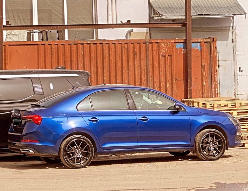 Установил колесо летние р17 — Skoda Rapid (2G), 1,6 л, 2020 года ...