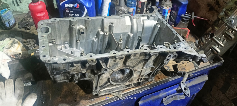 Пробка для слива масла — Land Rover Range Rover (3G), 4,4 л, 2011 года ...