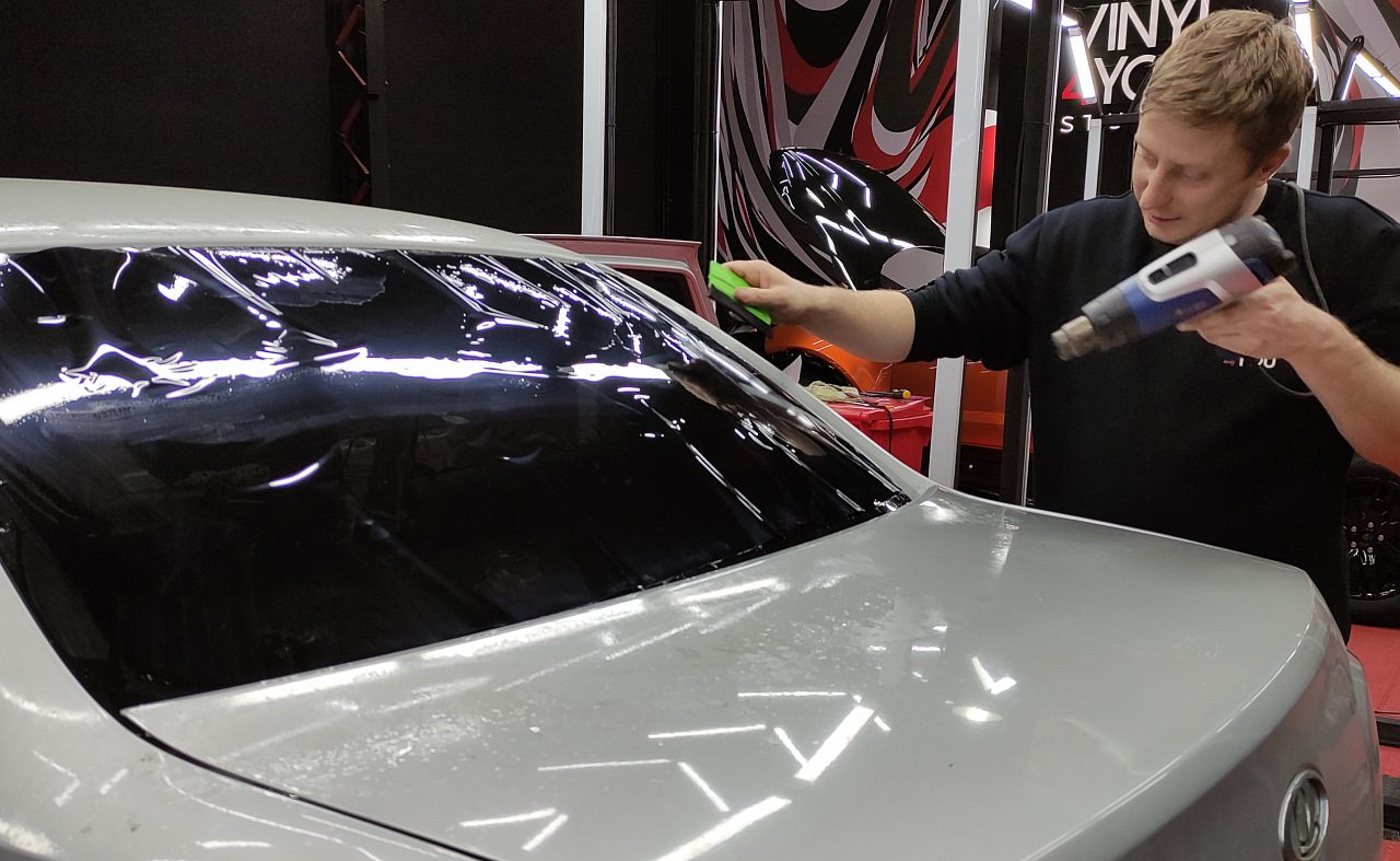 Тонировка Lada Granta — Vinyl4you Studio на DRIVE2