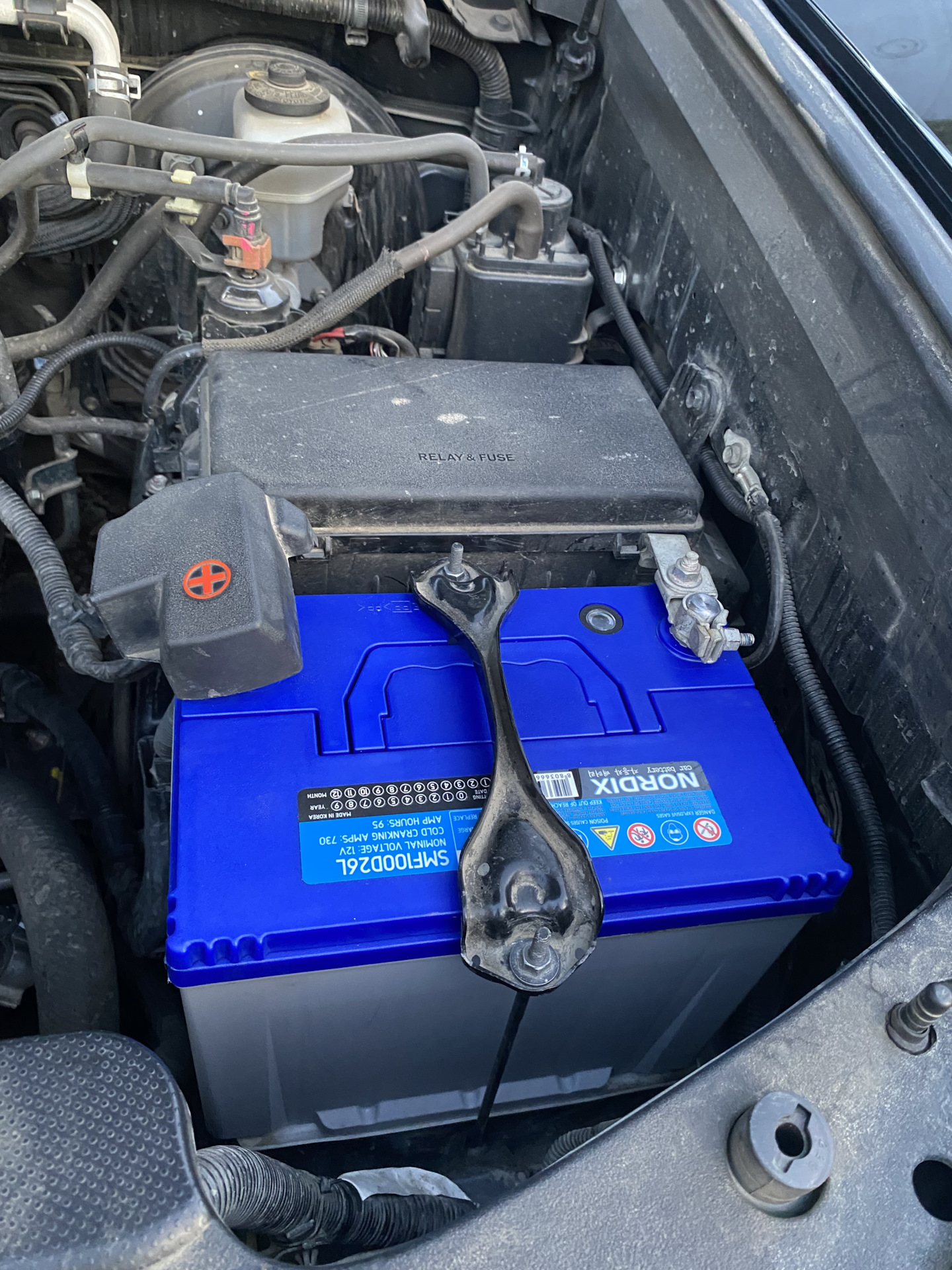 Новый аккумулятор Nordix 100D26L и заблокированная магнитола… — Toyota ...