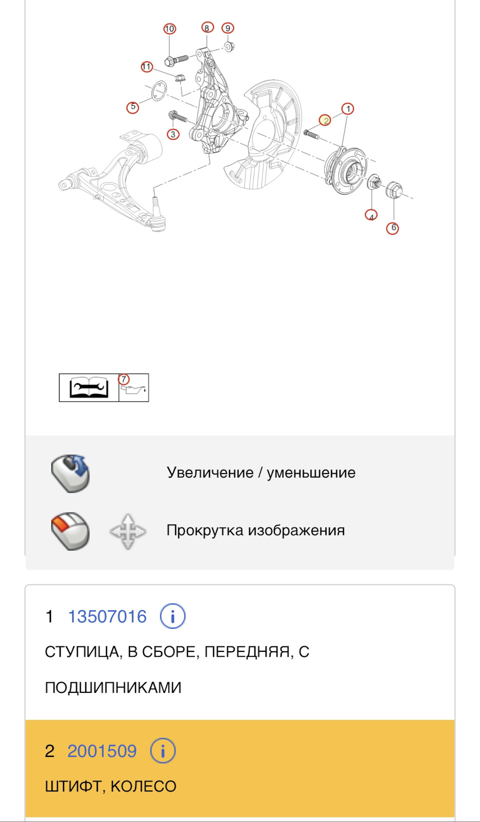13507016 Ступица колеса Opel | Запчасти на DRIVE2