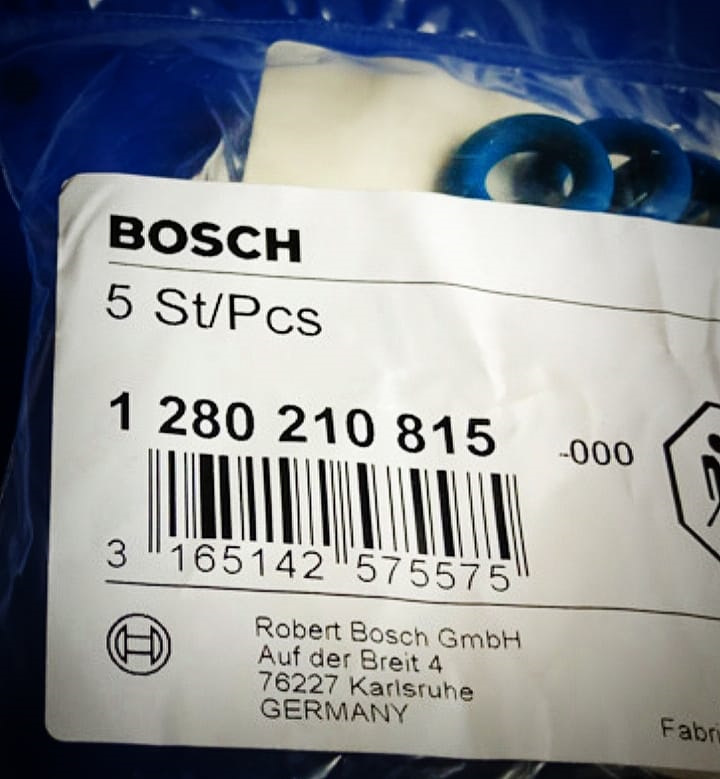 1280210815 Уплотнительное кольцо BOSCH | Запчасти на DRIVE2