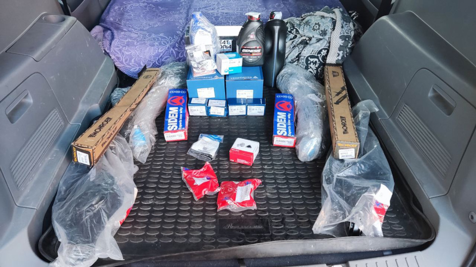 Большое ТО. Переборка подвески, замена подшипника вала, бензонасоса и ...