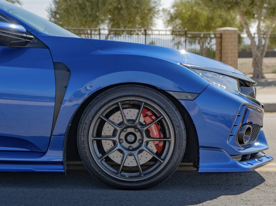 Weds tc105x 18x9,5 — Honda Civic Type R (5G), 2 л, 2019 года | тюнинг ...