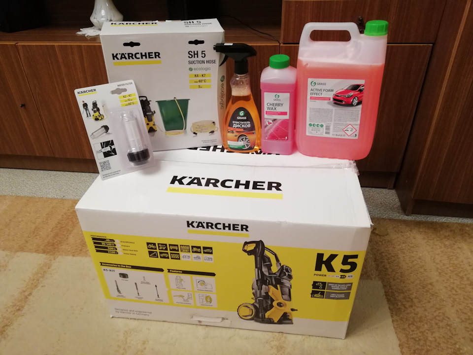 Мойка высокого давления KARCHER K5, химия GRASS — Ford Mondeo II, 2 л ...