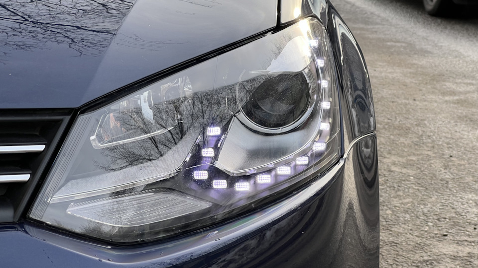 # 55. Лучшие светодиодные лампы H7 для линз. — Volkswagen Polo Sedan, 1 ...
