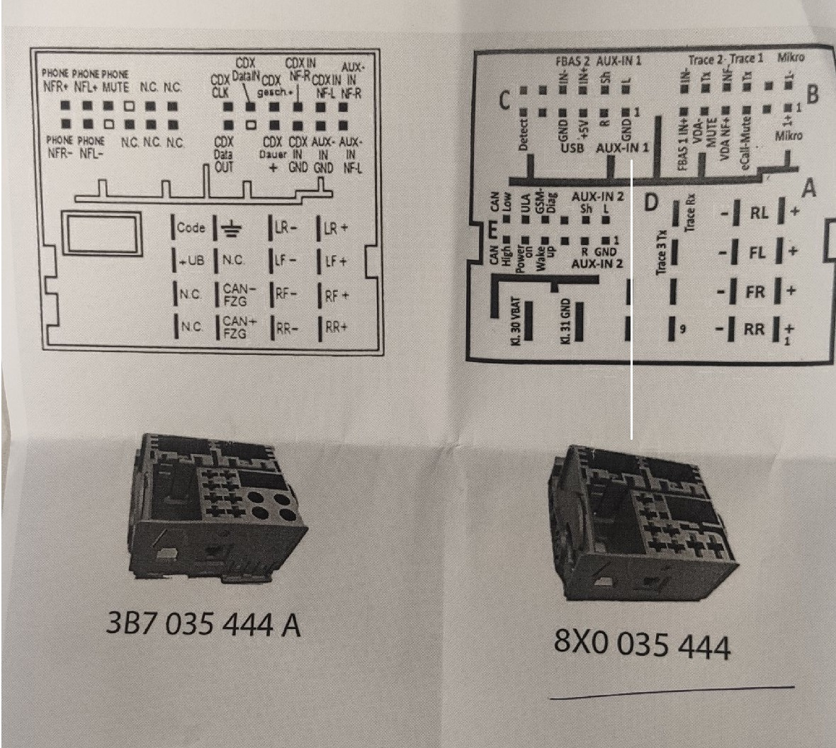 Установка камеры заднего вида с динамическими линиями VW golf 7.5 ...
