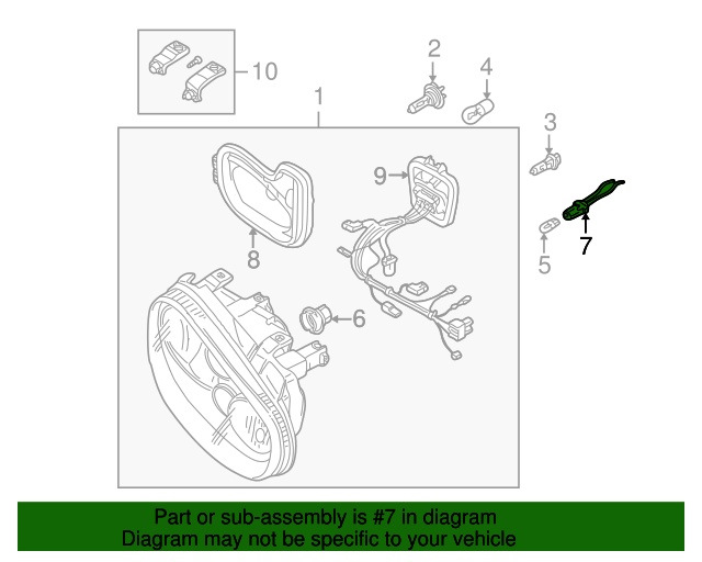 1J0941953 Патрон лампы стояночного света VAG | Запчасти на DRIVE2