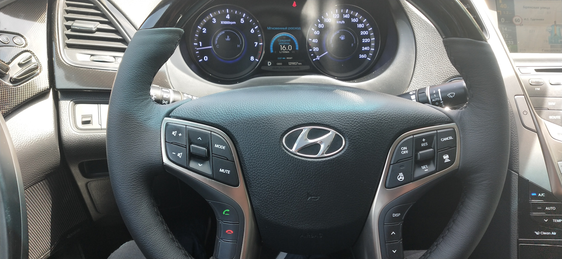 Перешив руля — Hyundai Grandeur (HG), 3 л, 2012 года | тюнинг | DRIVE2