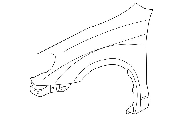 5380202090 Крыло переднее левое TOYOTA LEXUS | Запчасти на DRIVE2