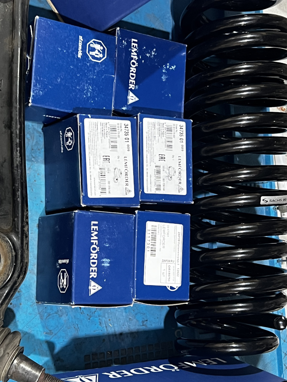 3473501 Подвеска, рычаг независимой подвески колеса LEMFORDER ...