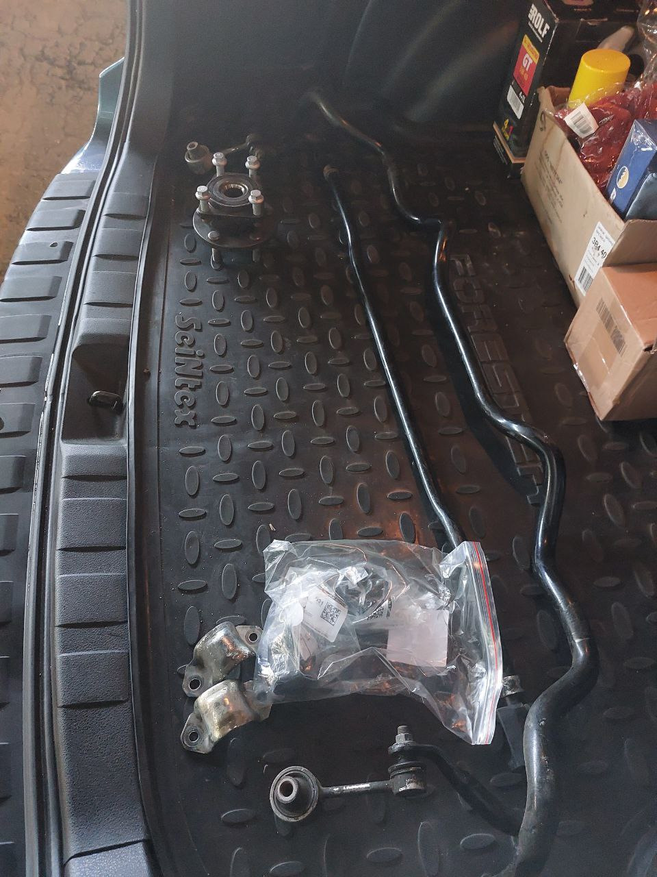 Жирные стабы и по мелочи. — Subaru Forester (SH), 2 л, 2009 года ...