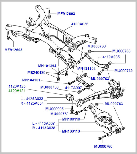 MN184102 Шайба металлическая Mitsubishi | Запчасти на DRIVE2