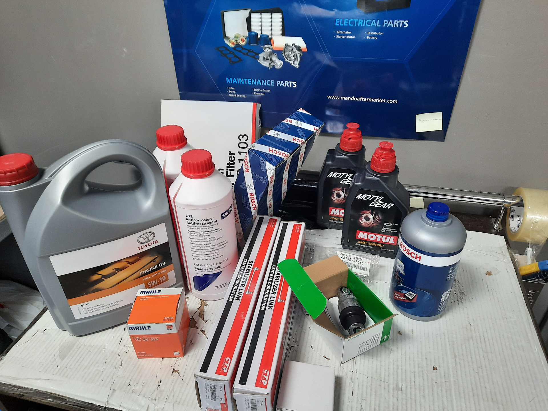 Собираем на ТО Celica 1.8 1ZZ-FE 2003год (дополнен) — Toyota Avensis II ...