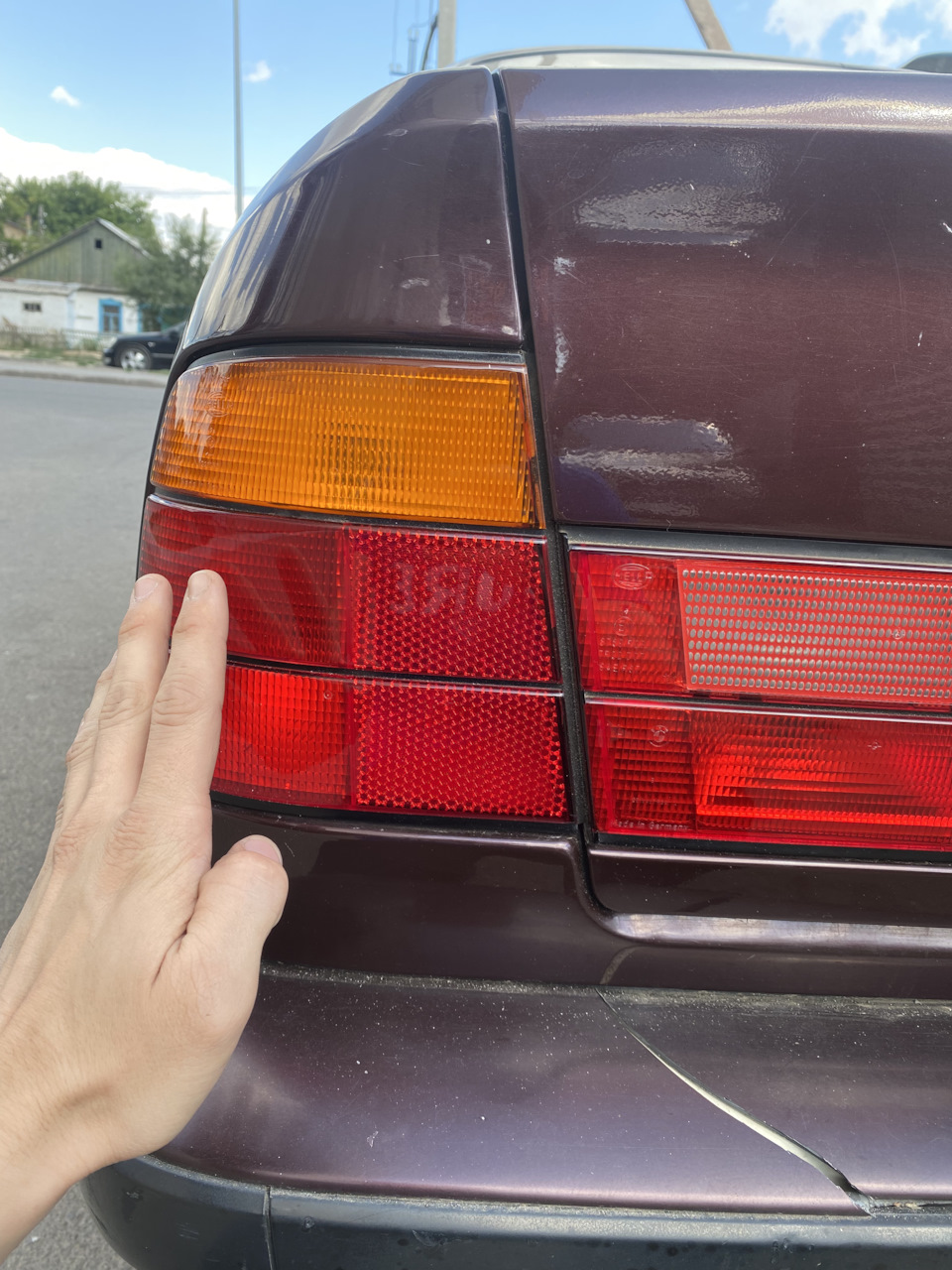 132. Свежие задние фары + полировка — BMW 5 series (E34), 2,5 л, 1995 ...