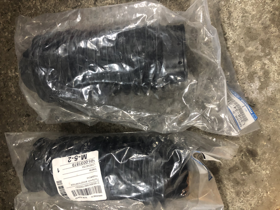 Передние рычаги, стойки стаба и пыльники стоек. — Mazda 6 (3G) GJ, 2 л ...