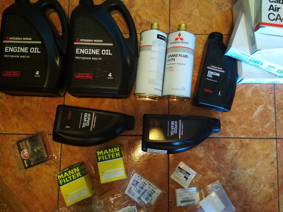 ТО 60000 + 30000 — Mitsubishi Outlander (3G), 2,4 л, 2014 года ...