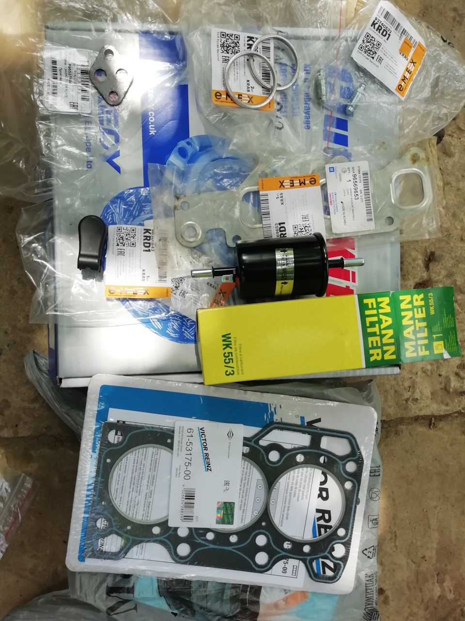 96569653 Прокладка выпускного коллектора GM | Запчасти на DRIVE2