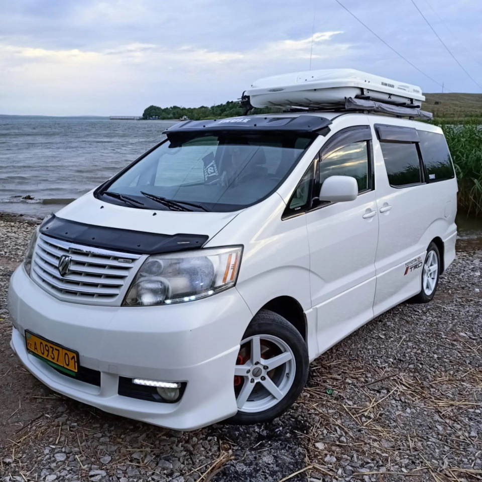 Ищу дефлектор на лобовой Альфард — Toyota Alphard, 3 л., 2004 года ...