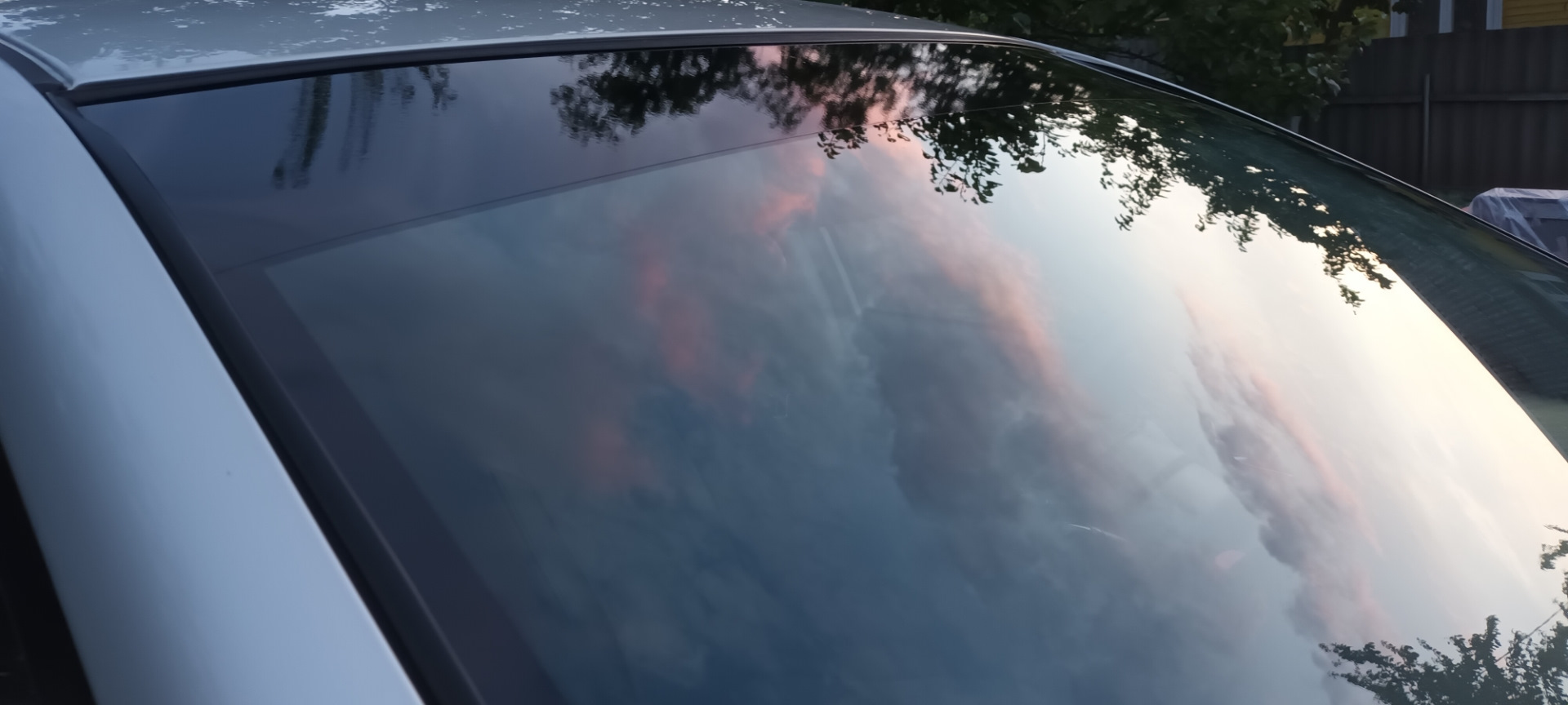 Полоса на лобовое стекло — Toyota Corolla (120), 1,6 л., 2006 года ...
