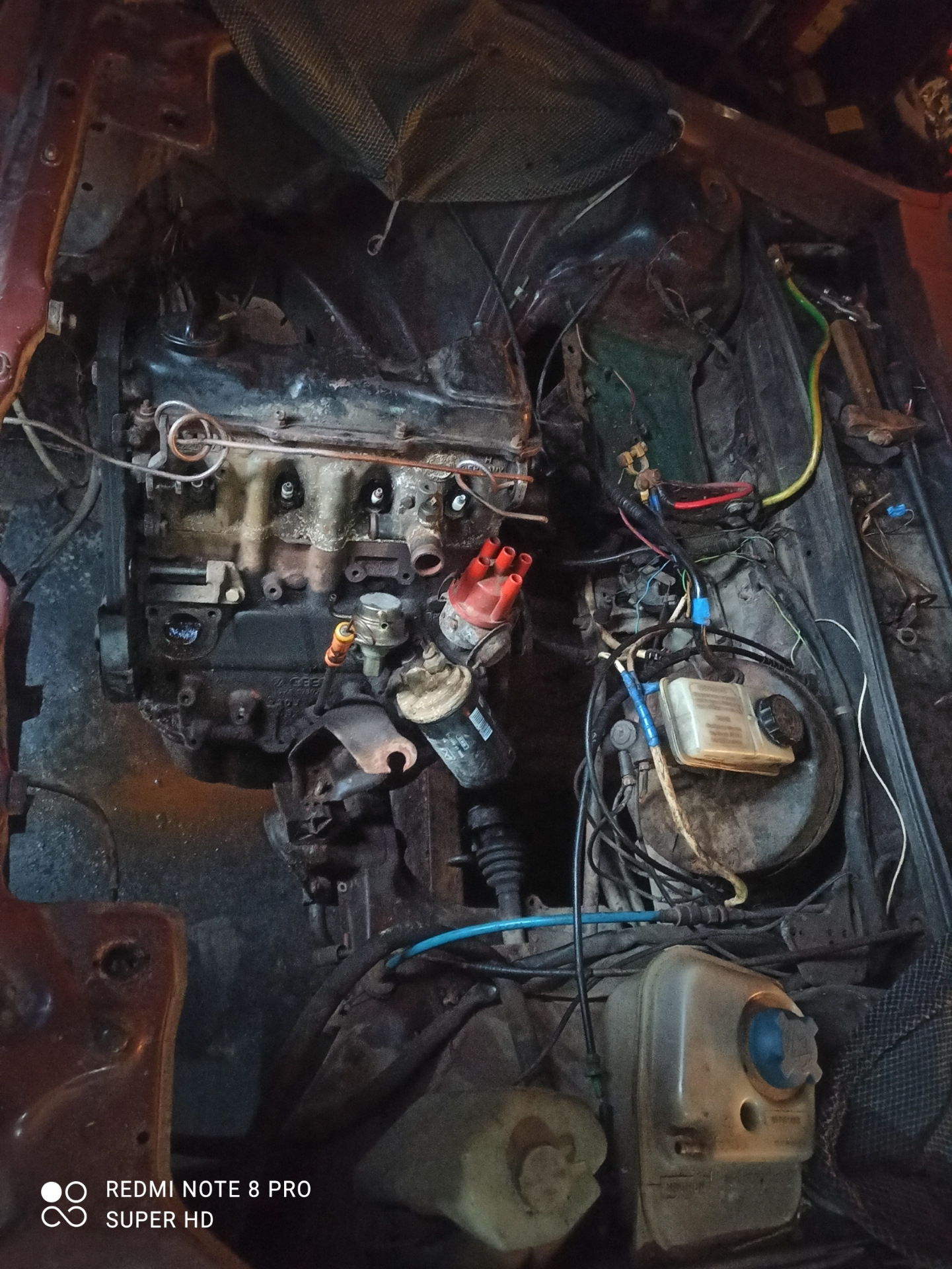 Замена двигателя с бензина на дизель — Audi 80 (B2), 1,8 л, 1986 года ...