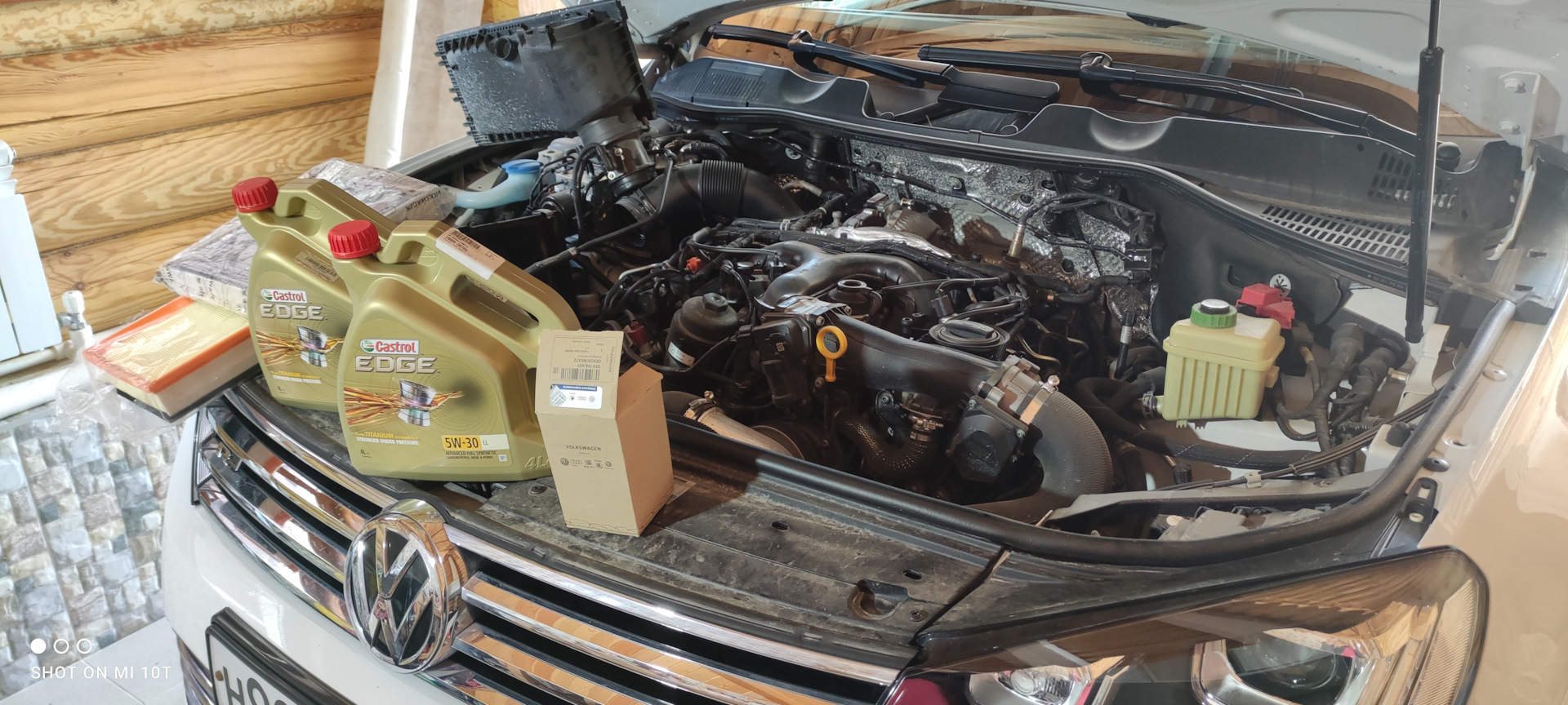 ТО 82500 — Volkswagen Touareg (2G), 3 л, 2017 года | плановое ТО | DRIVE2