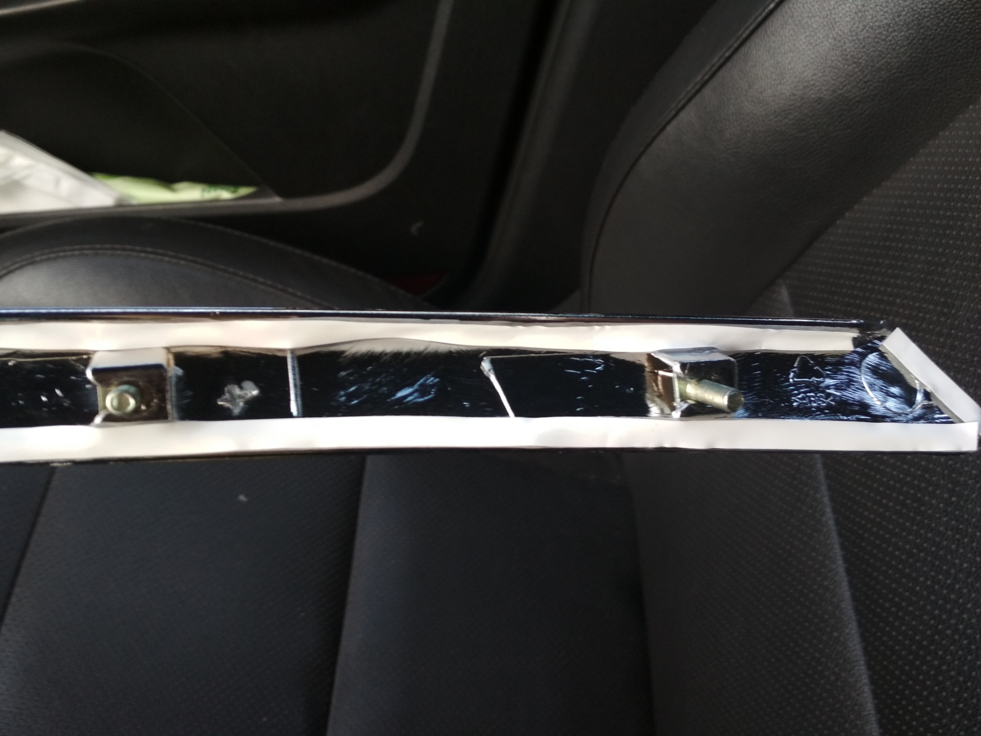 Молдинг на капот. — Geely Emgrand EC7 FE-1, 1,8 л, 2014 года | стайлинг ...