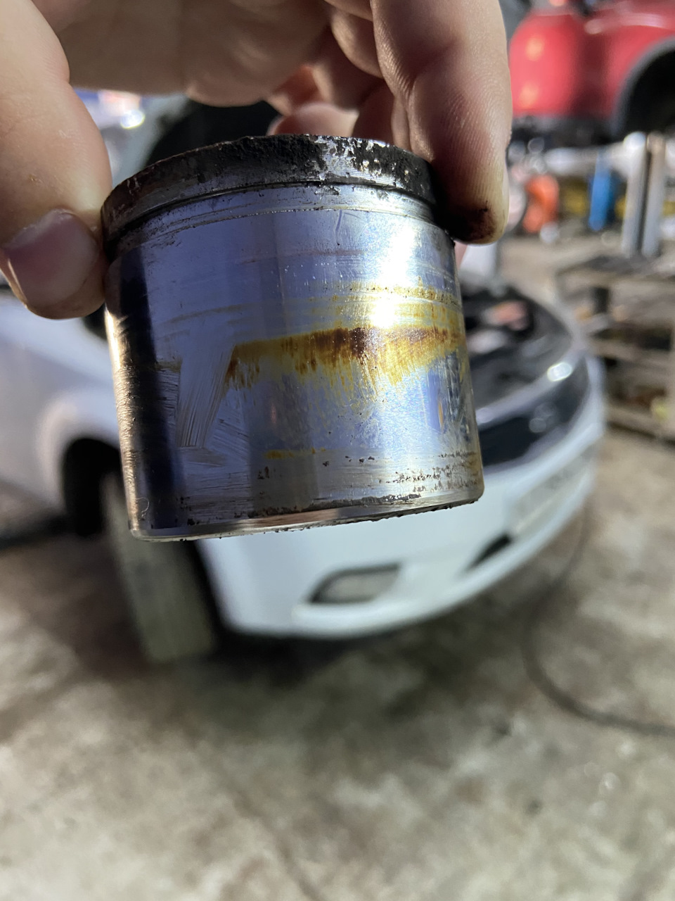 Переборка суппорта — KIA Ceed (1G), 2 л, 2011 года | визит на сервис ...