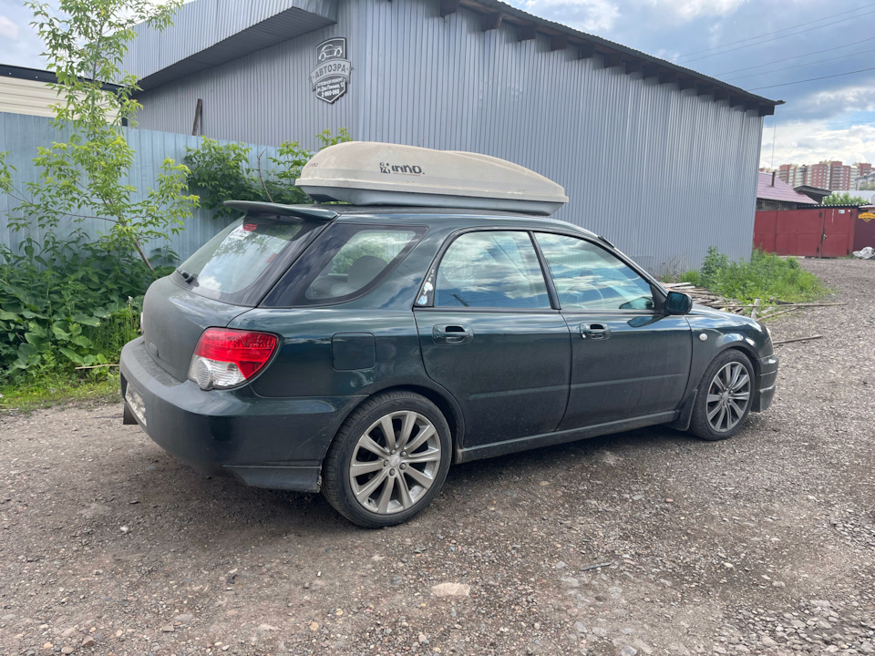 #39 Автобокс на крышу Inno JDM🔰 — Subaru Impreza (GD/GG), 1,5 л, 2003 ...