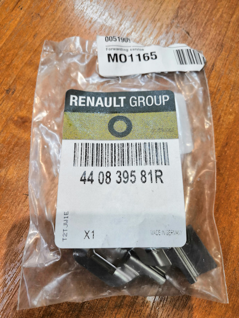 440839581R Комплект монтажный тормозных колодок Megane II RENAULT ...