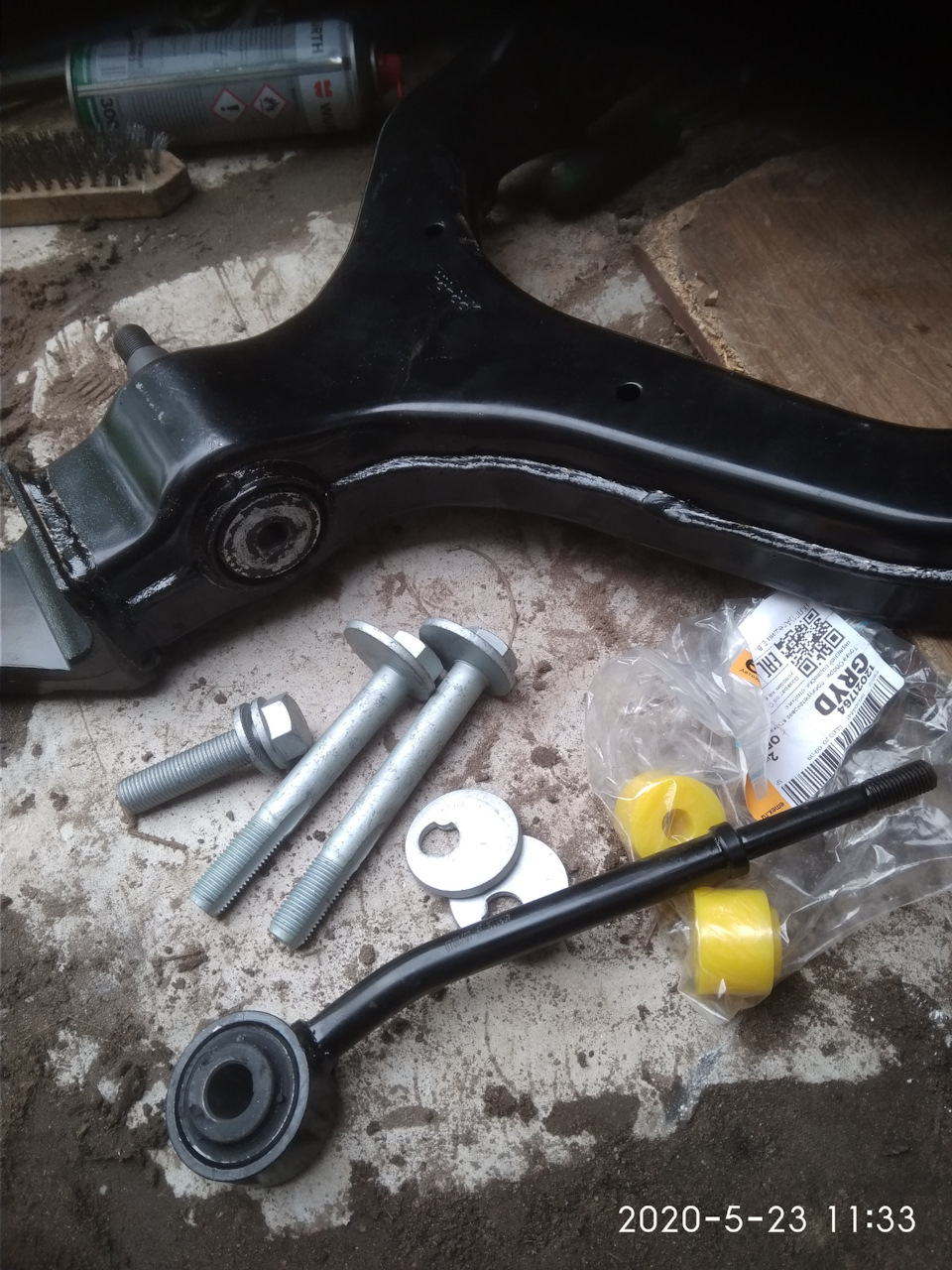 Переборка передней подвески — SsangYong Kyron, 2 л, 2011 года | своими ...