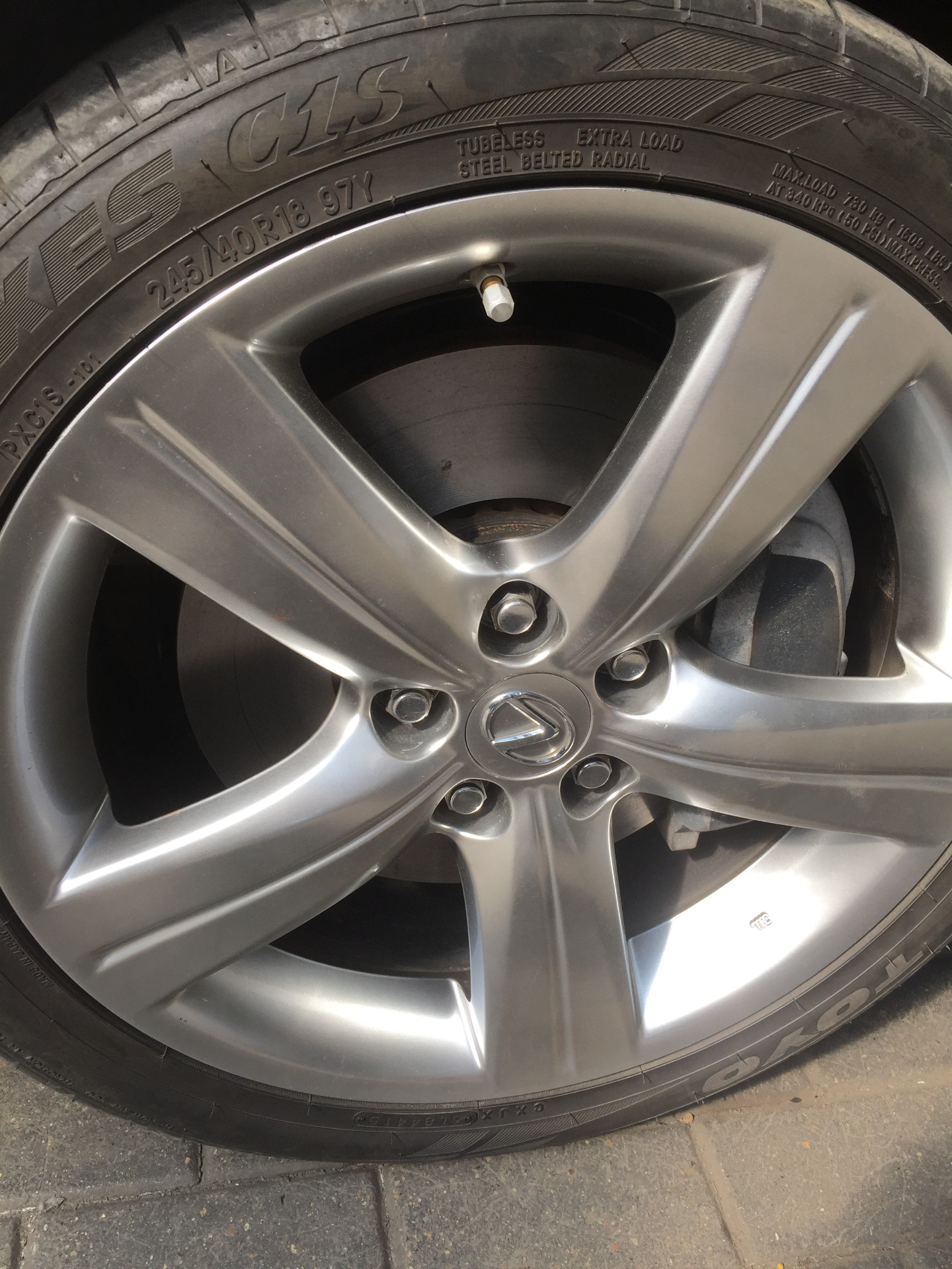 Хочу такие диски — Lexus Gs S190 3 л 2010 года колёсные диски