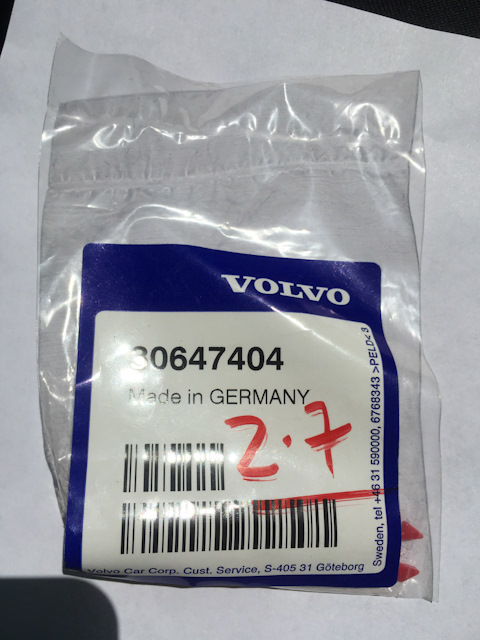30647404 Заглушка радиатора PLUG Volvo | Запчасти на DRIVE2