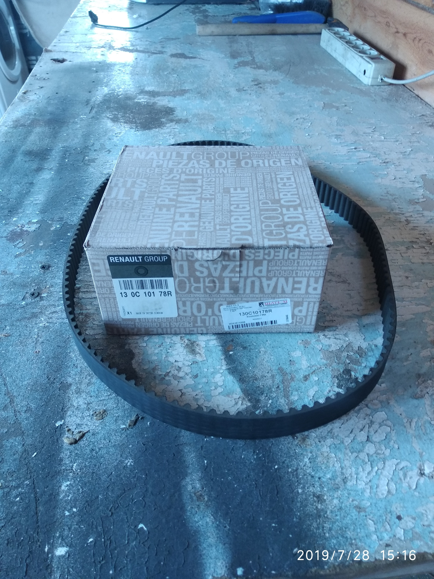 Замена ГРМ — Renault Duster (1G), 1,6 л, 2012 года | плановое ТО | DRIVE2