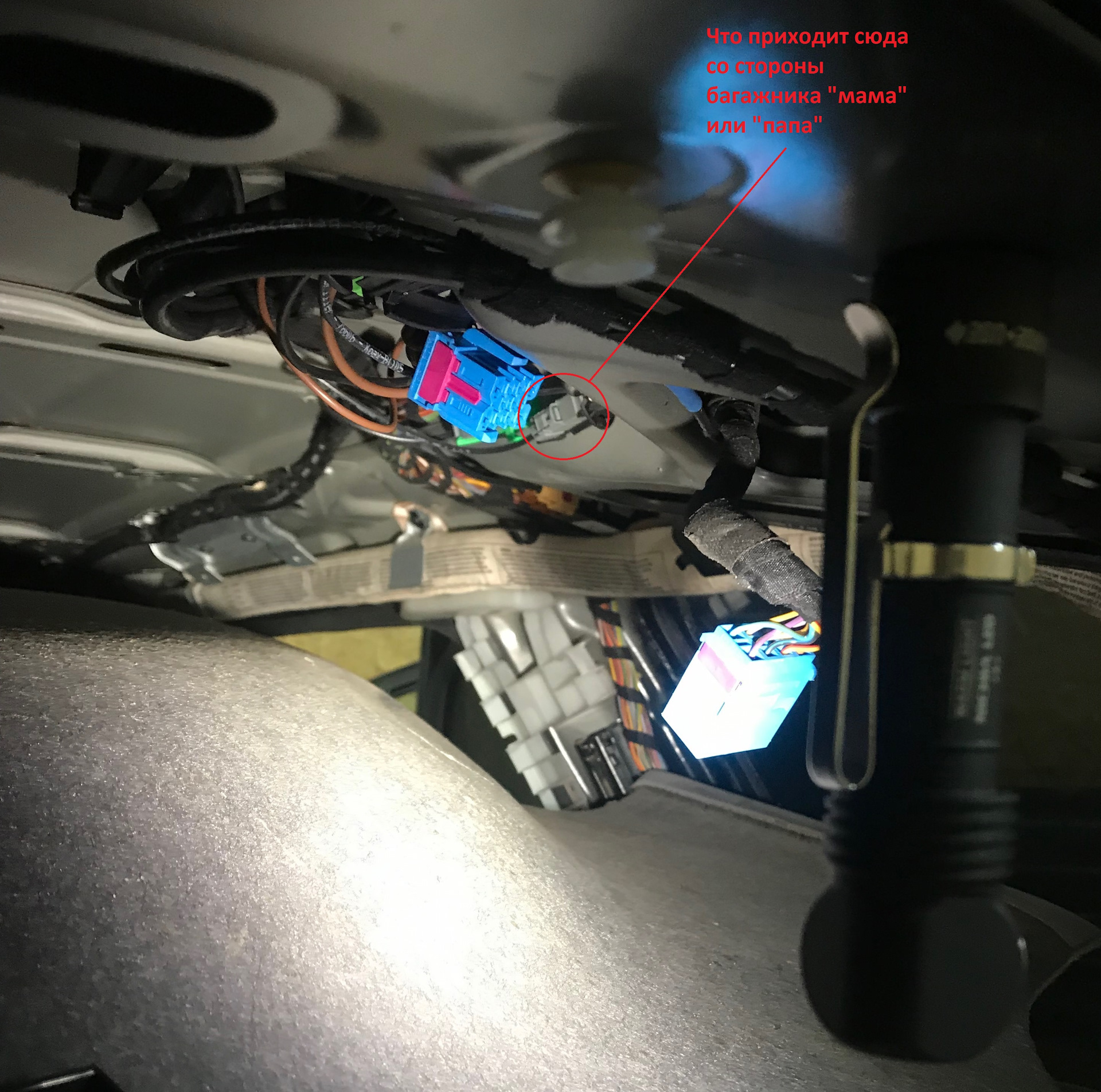 Вопрос по Штатной проводке камеры — Volkswagen Touareg (1G), 3 л, 2008 ...