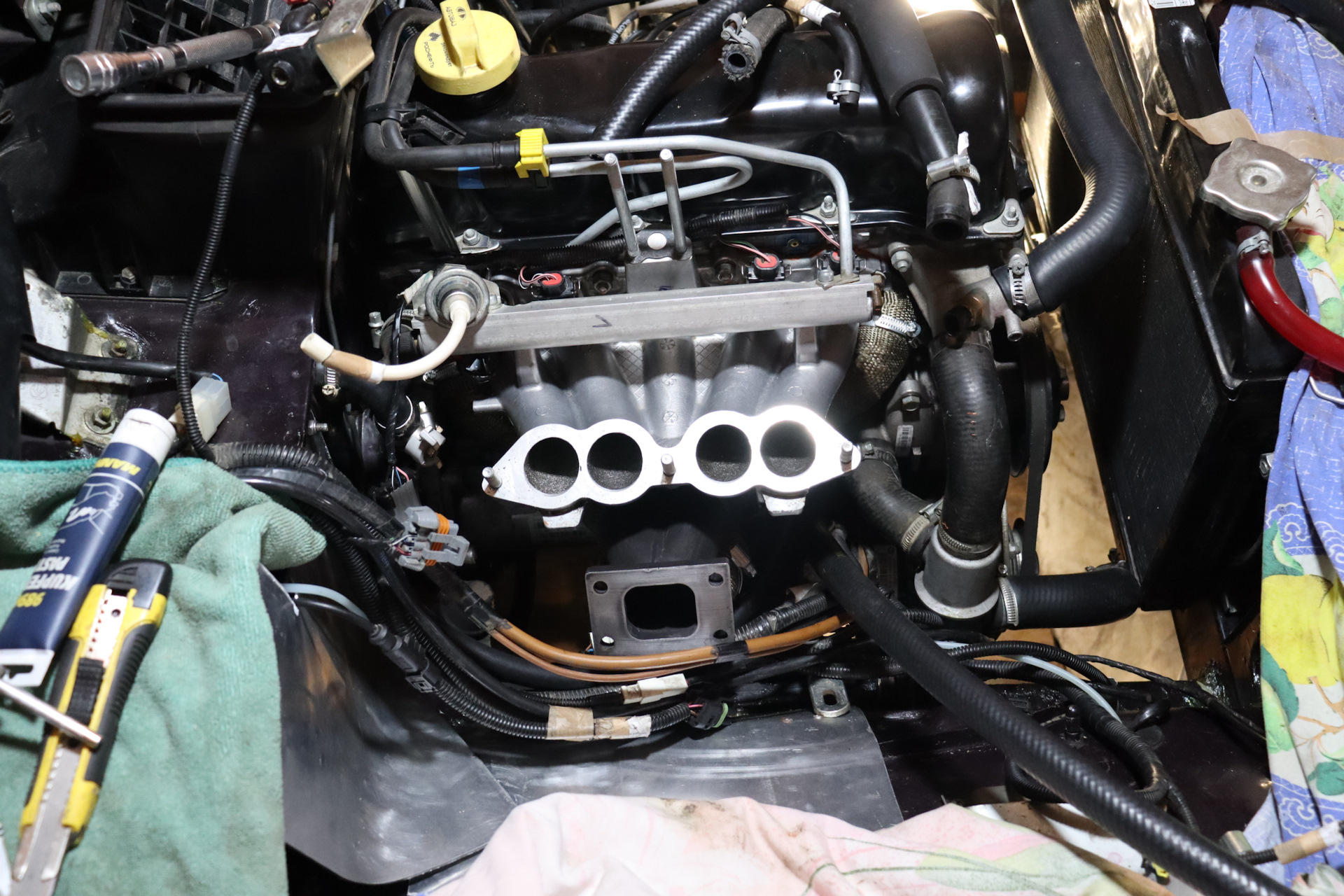 Установка Garrett GT-17 #2 (нива мечты)) — Lada 4x4 3D, 1,7 л, 2016 ...