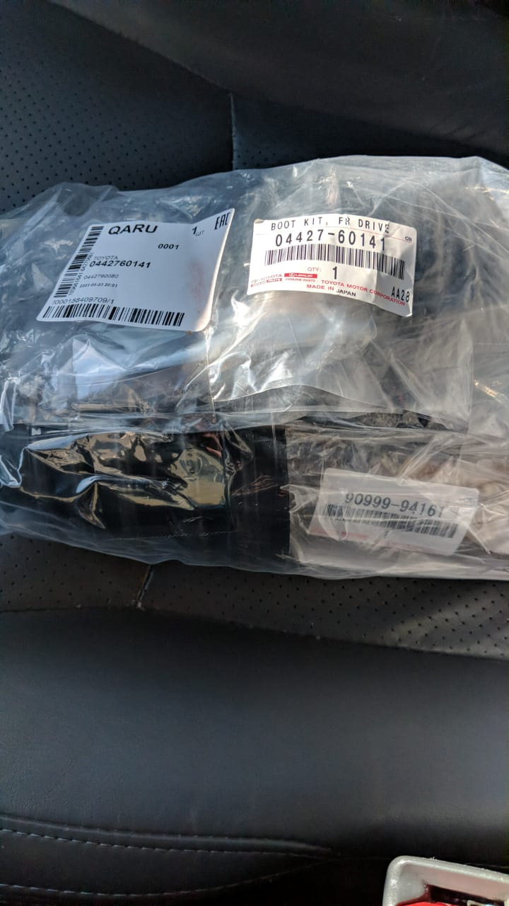 Замена пыльников левого привода — Toyota Land Cruiser Prado 120-series ...