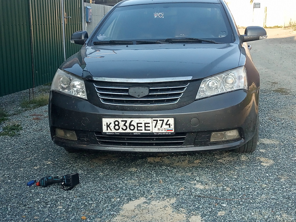 Замена передней оптики — Geely Emgrand EC7 FE-1, 1,8 л, 2013 года ...