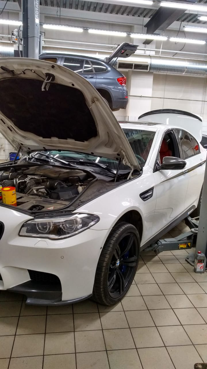ТО в ЯнисГрек — BMW M5 (F10), 4,4 л, 2013 года | визит на сервис | DRIVE2