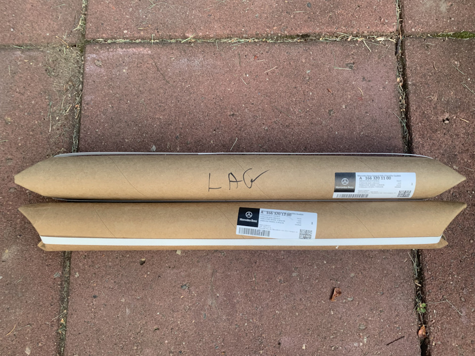 Оригинальная стойка переднего стабилизатора левая X166 A1663201100 ...