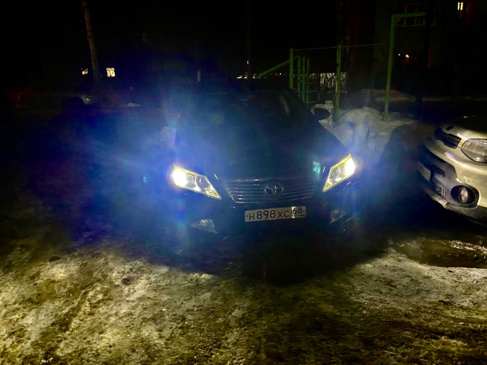 Свет — Toyota Camry (XV50), 2,5 л, 2012 года | аксессуары | DRIVE2