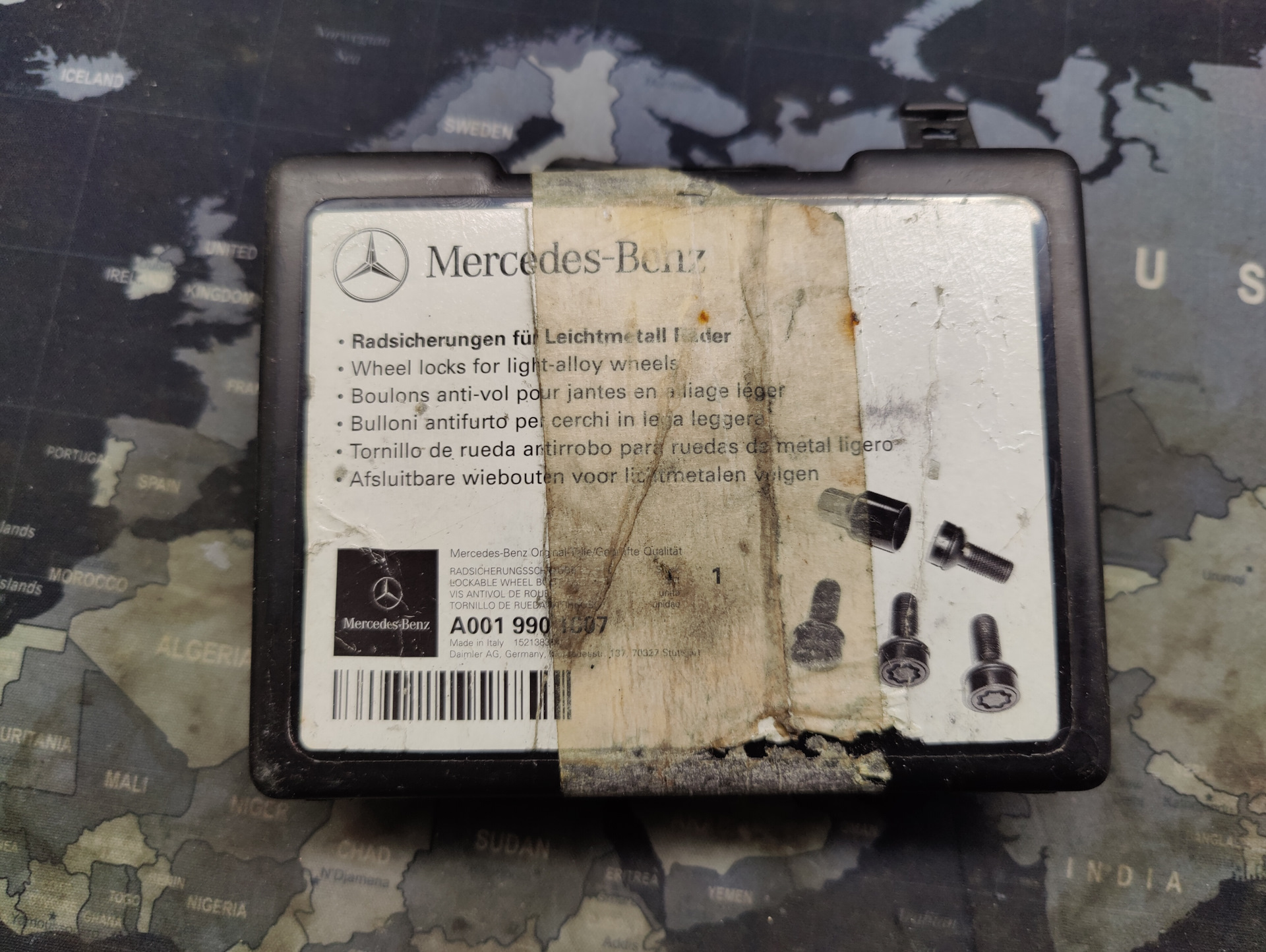 Дооснащение: Секретки на колеса — Mercedes-Benz B-Class (W246), 1,6 л ...