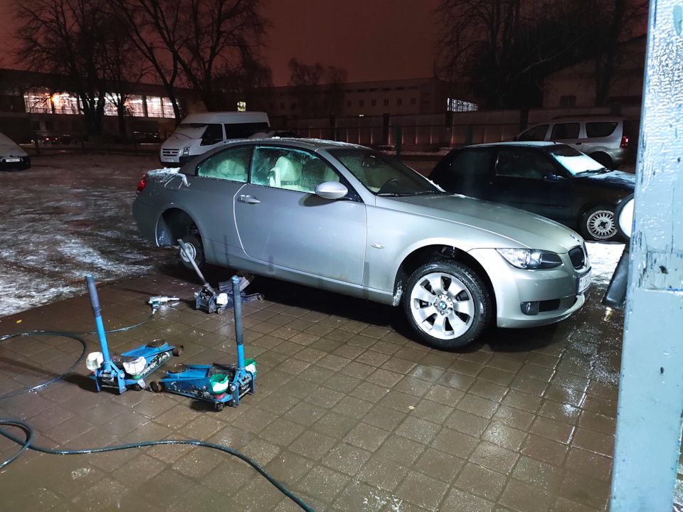 Зимние приключения — BMW 3 series Convertible (E93), 3 л, 2007 года ...