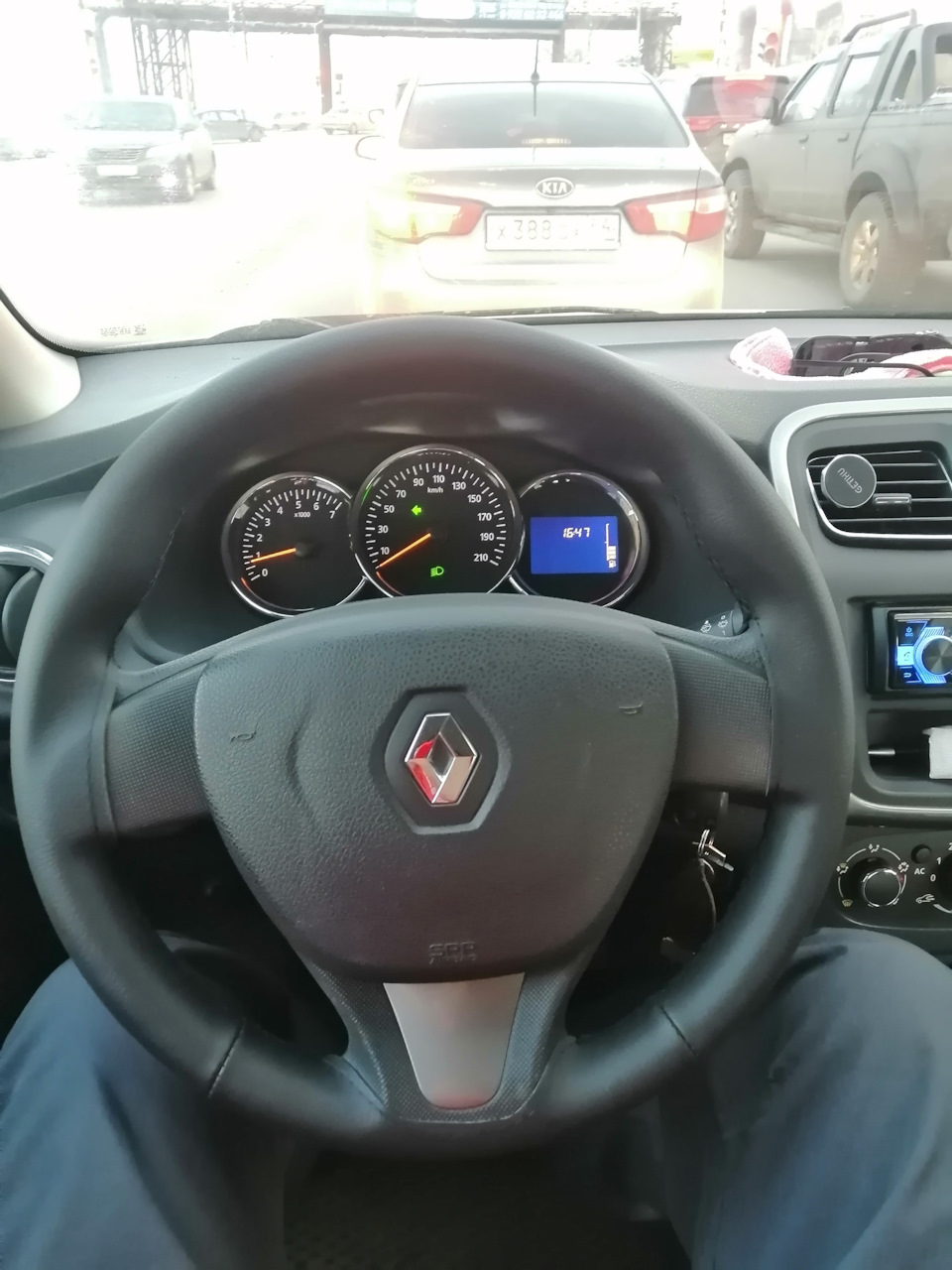 Перетяжка руля. — Renault Logan (2G), 1,6 л, 2014 года | тюнинг | DRIVE2